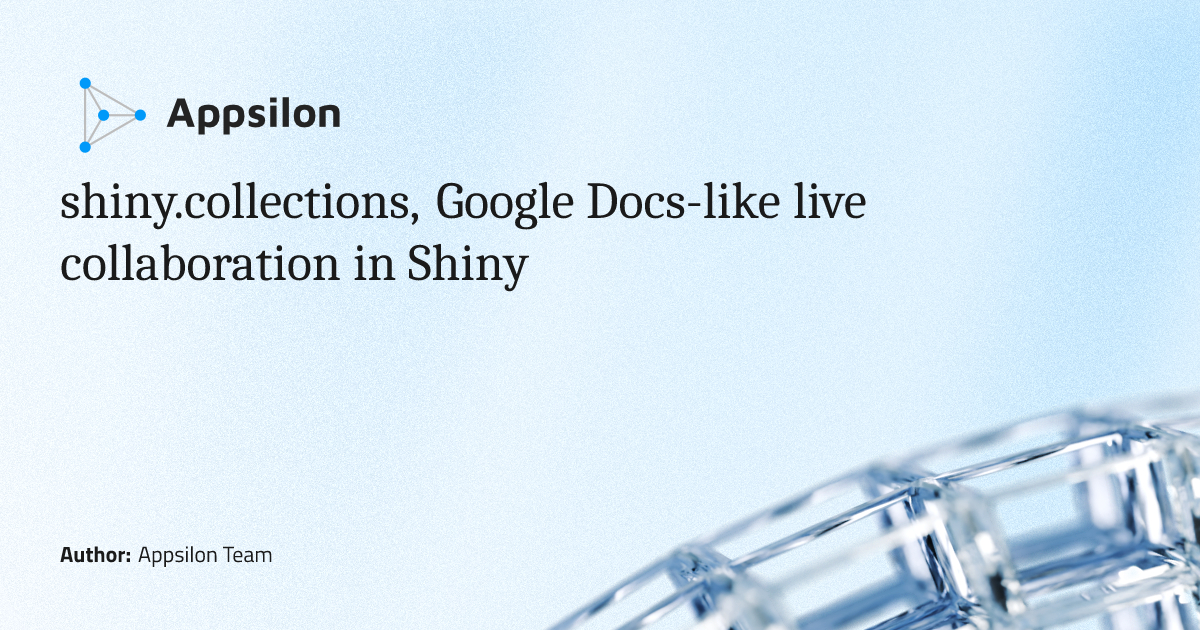 shiny.collections, Google Docs-like live collaboration in Shiny