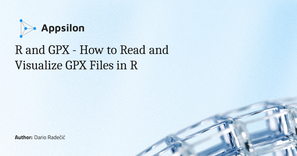 R and GPX - How to Read and Visualize GPX Files in R