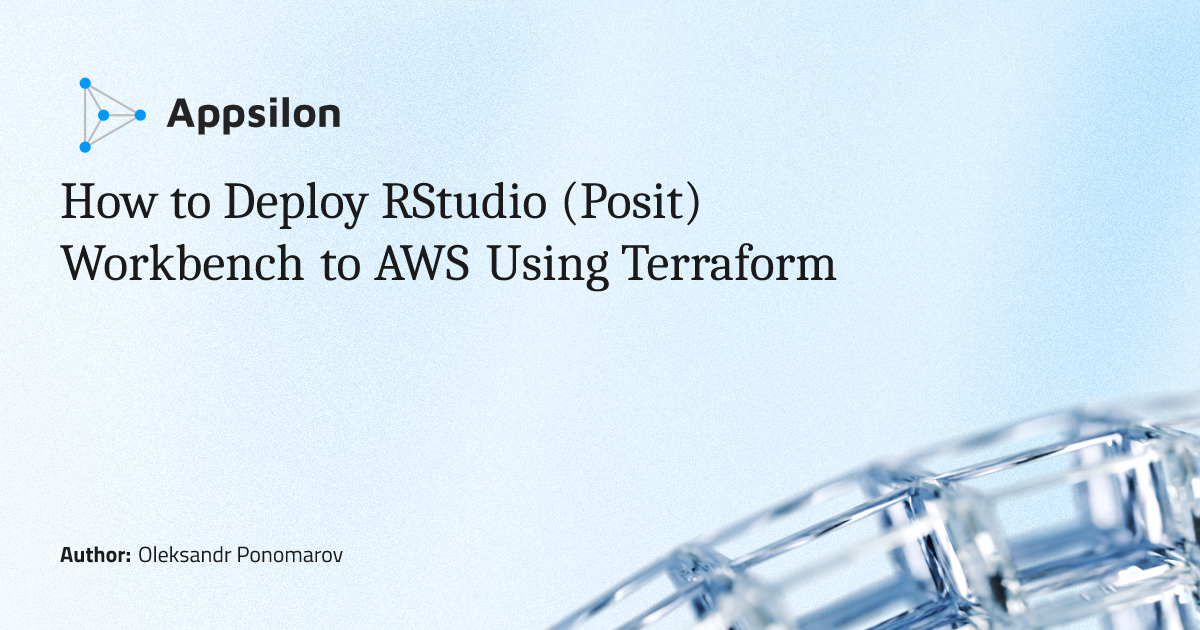 How to Deploy RStudio (Posit) Workbench to AWS Using Terraform